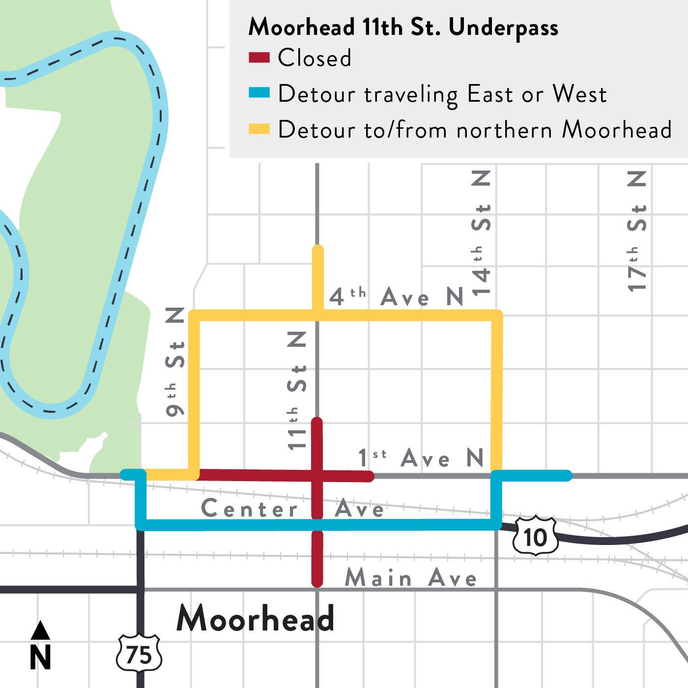 Contacts - Moorhead 11th Street Underpass Project - MnDOT