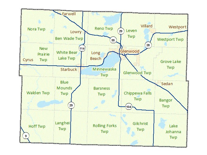 Pope County Maps
