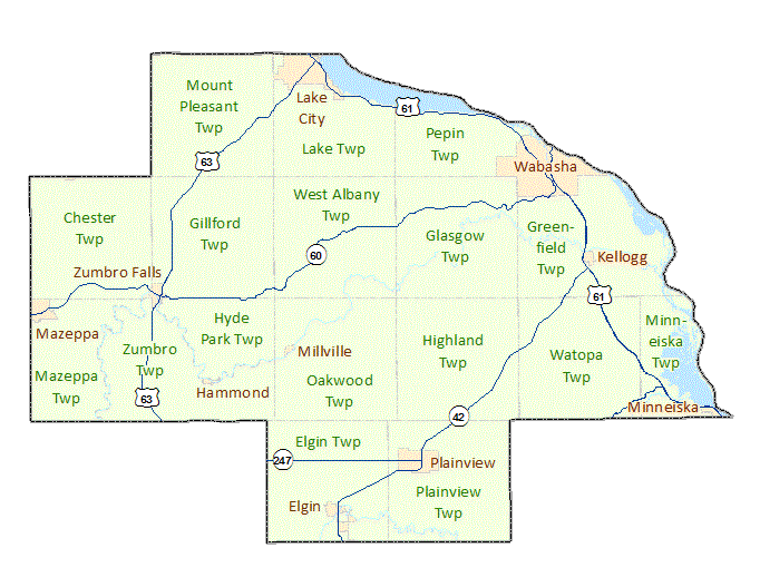 Wabasha County Maps