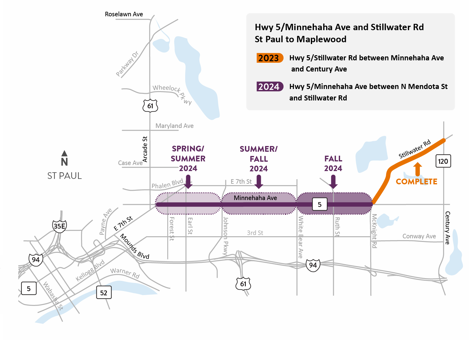 Hwy 5 St. Paul to Maplewood Project - MnDOT
